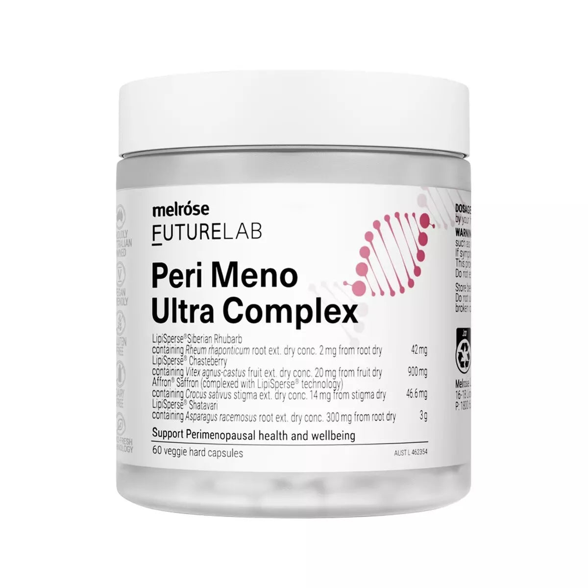 Melrose FutureLab Peri Meno Ultra Complex 60 Capsules – AS Beauty & Health