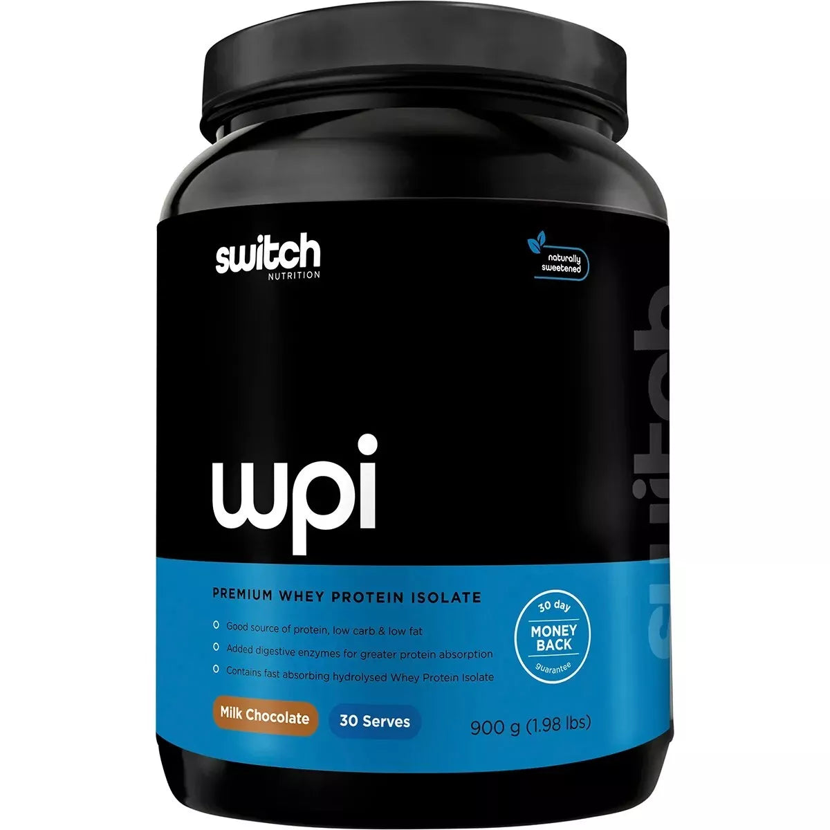 Switch Nutrition WPI Premium Whey Protein Isolate Milk Chocolate 900g ...