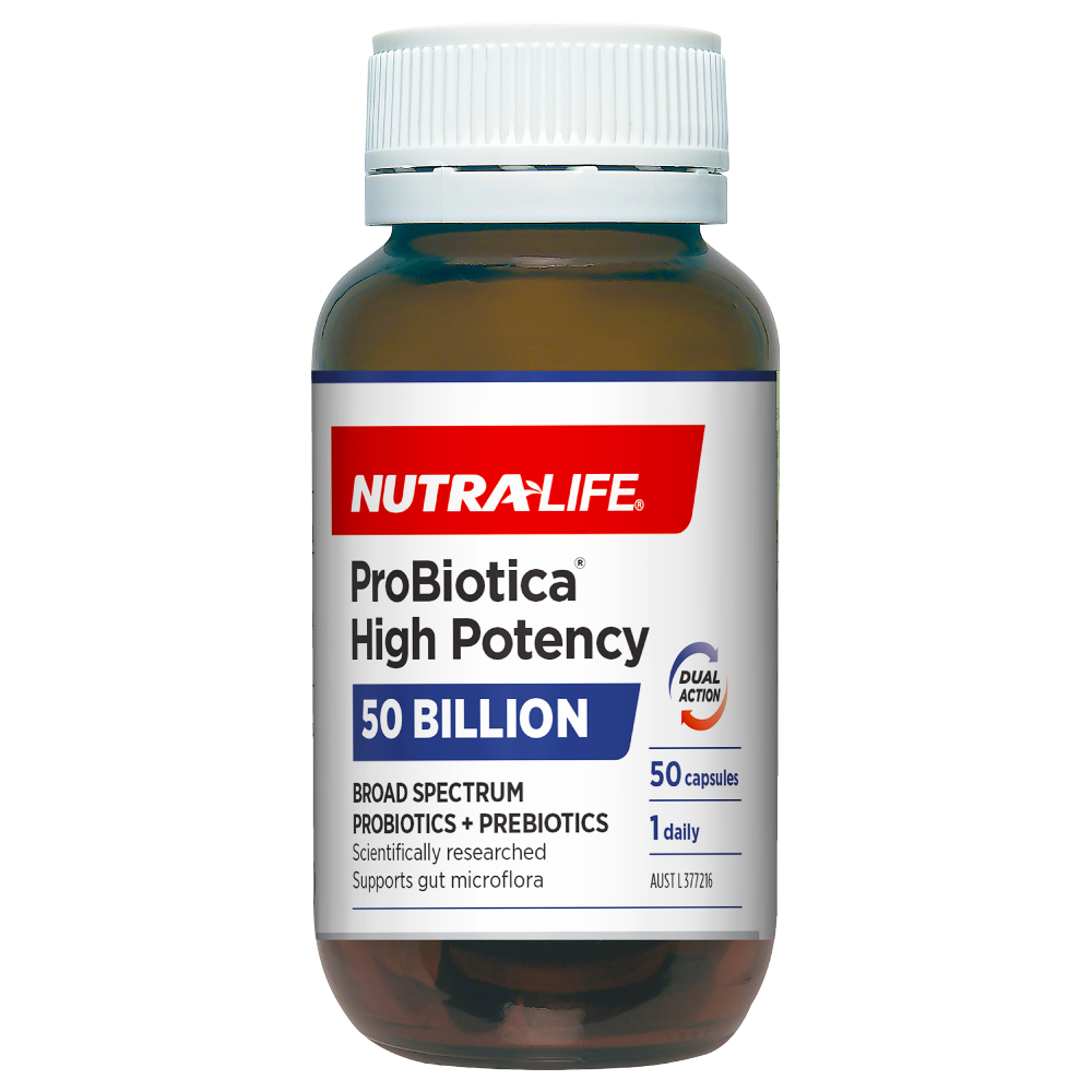 NUTRA-LIFE Probiotica High Potency 50 Billion Probiotic 50 Capsules ...