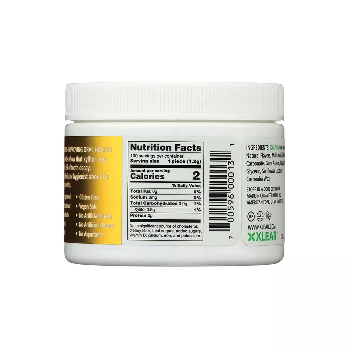 Spry Xylitol Chewing Gum Natural Fruit 100 Pieces - Dental Defense Sys ...