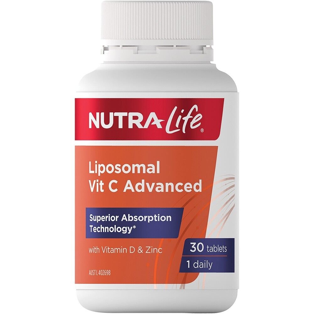 Nutra-Life Liposomal Vit C Advanced 30 Tablets – AS Beauty & Health