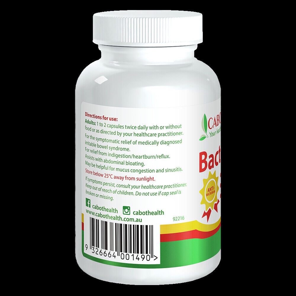 CABOT HEALTH BactoClear 90 capsules – AS Beauty & Health