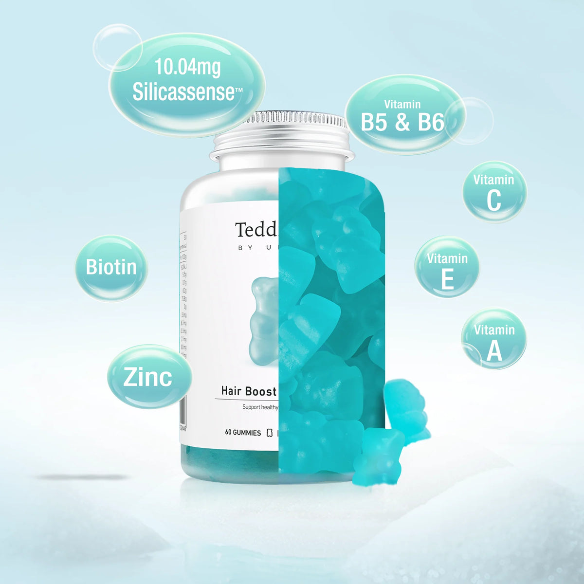 Unichi Teddi Lab Hair Boost Gummy Pro 60 Gummies – AS Beauty & Health