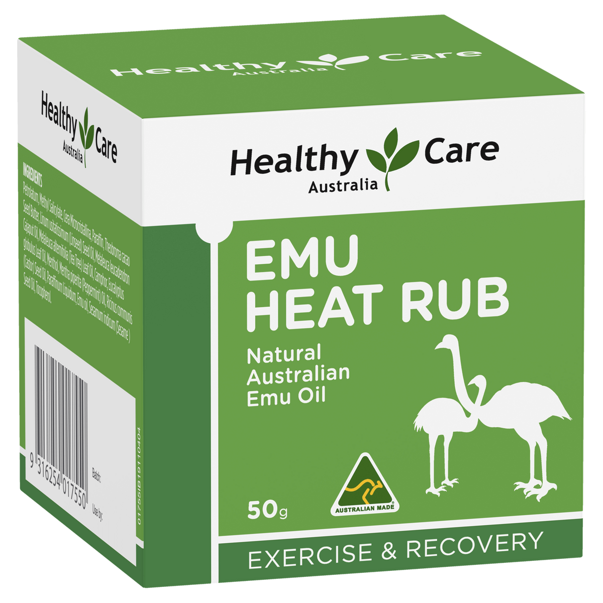 Healthy Care Emu Heat Rub 50g – AS Beauty & Health